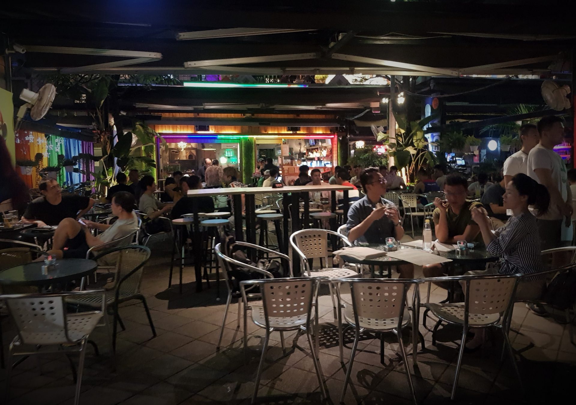 Vibrant Outdoor Drinking at the Ximending Outdoor Drinking Area ...