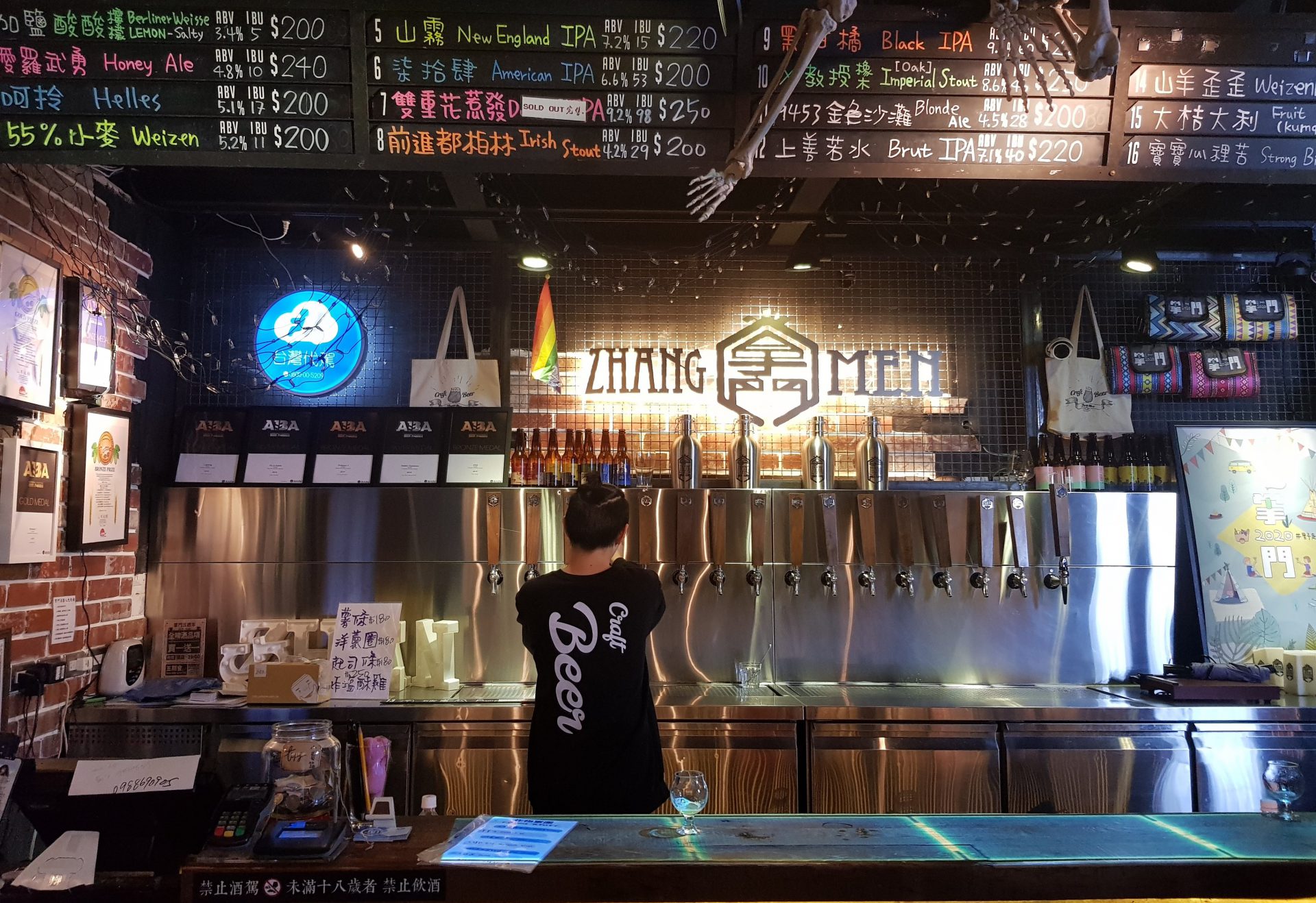 Rooftop View of Taipei 101 at Tap Bistro Zhangmen - Taipei Travel Geek